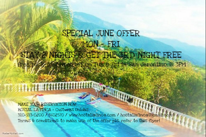 SPECIAL OFFER - MAKE YOUR RESERVATION NOW! | PosterMyWall