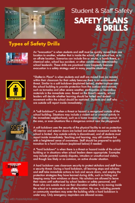 Yellow Road Safety Tips Poster Template | PosterMyWall