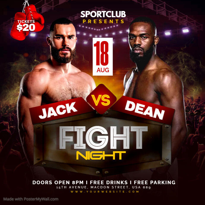 fight night | PosterMyWall