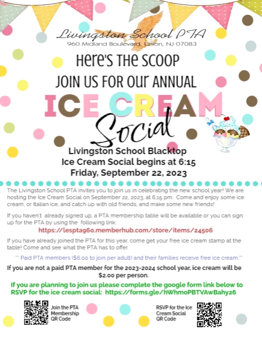 Ice Cream Social Flyer | PosterMyWall