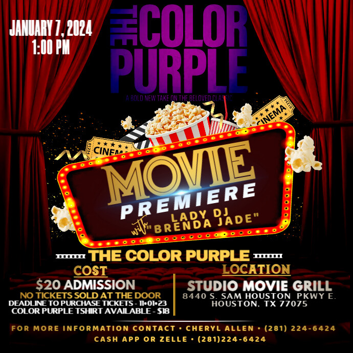 CA Color Purple Flyer 1 | PosterMyWall