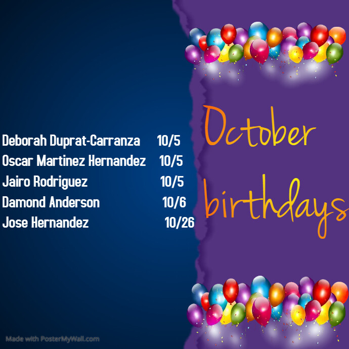 Copy of Free Birthday Poster Template | PosterMyWall