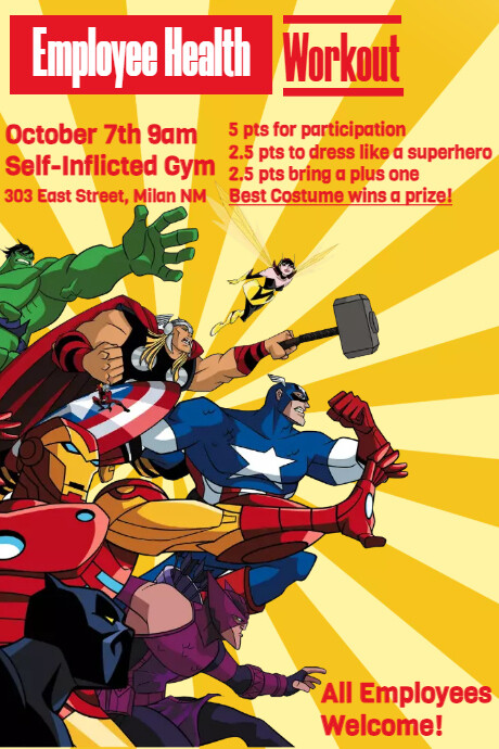 Superhero Day Poster | PosterMyWall