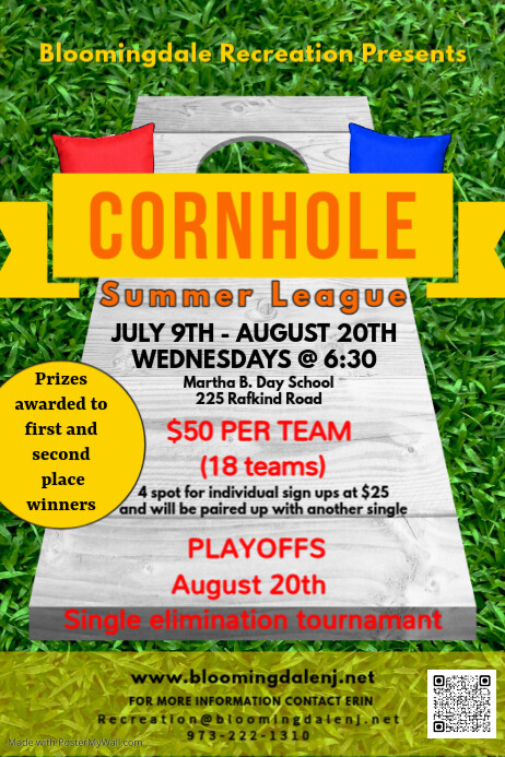 Cornhole Sport Game Tournament | PosterMyWall