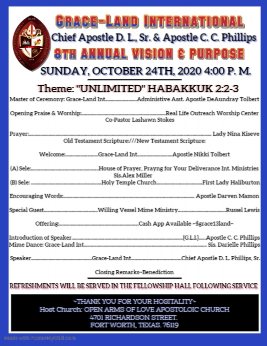 Copy of Men's Prayer Breakfast Program | PosterMyWall