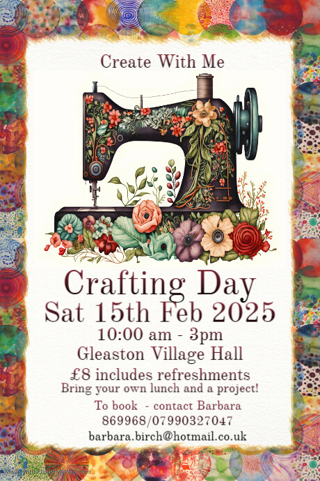 Quilting Sewing Machine Show Poster | PosterMyWall