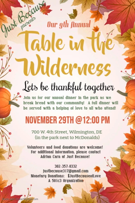 thanks giving poster | PosterMyWall