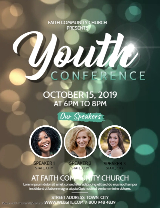 Youth Church Conference | PosterMyWall