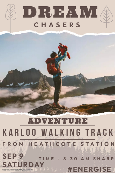 Copy of Trekking Poster | PosterMyWall