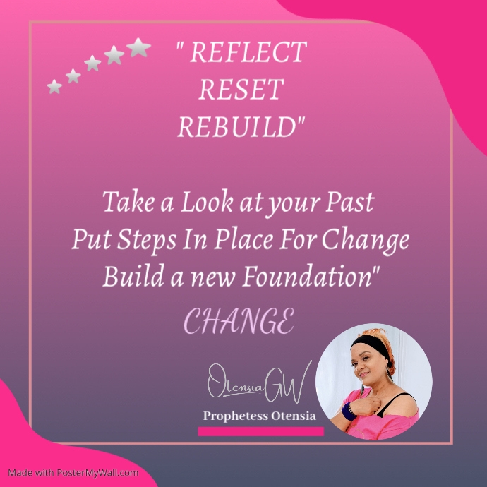 Reflect Reset Rebuild | PosterMyWall