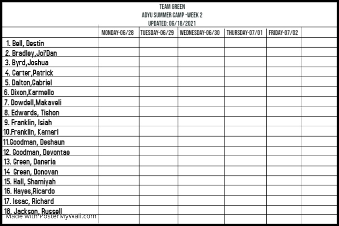 Copy of Copy of Daily Work Planning Board Template | PosterMyWall