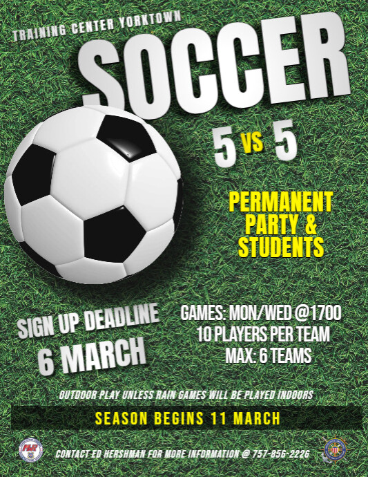 Copy of soccer flyer | PosterMyWall