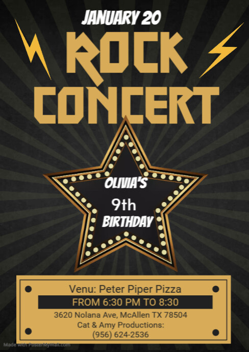 Rock Festival flyer | PosterMyWall