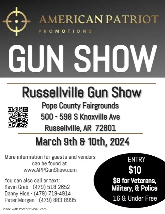 Gun Show Flyer_Russellville_24-03-09 | PosterMyWall