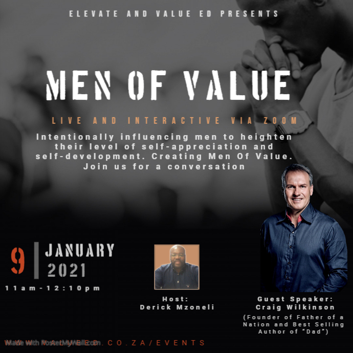 MEN OF VALUE | PosterMyWall