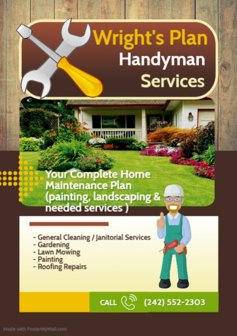 Handyman Services Flyer | PosterMyWall