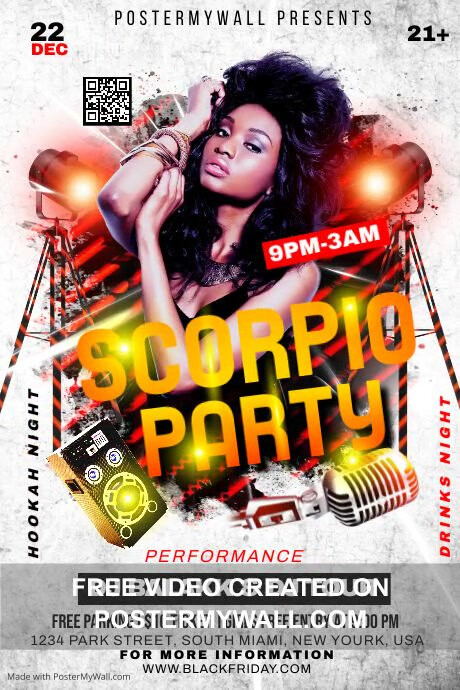 Black Friday Party Flyer | PosterMyWall