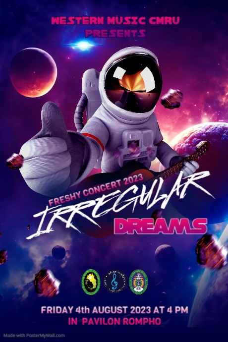 Copy of space music show (1) | PosterMyWall