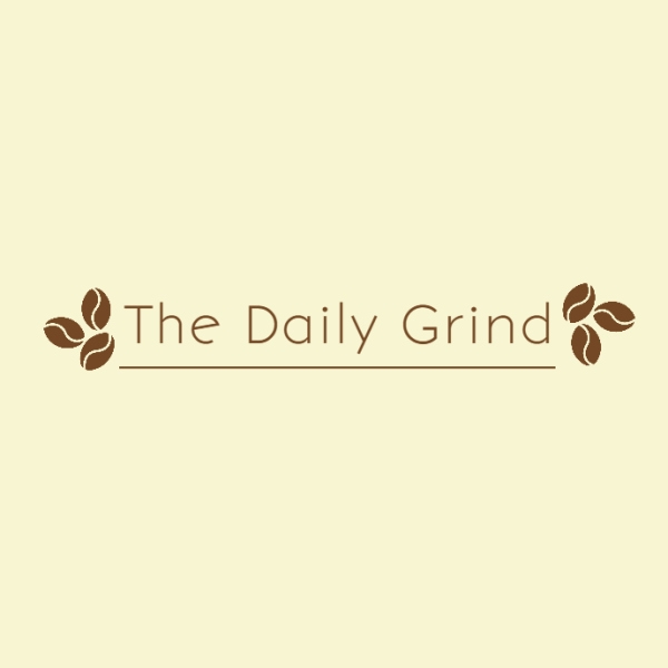 Copy of the daily grind logo brown transparent | PosterMyWall