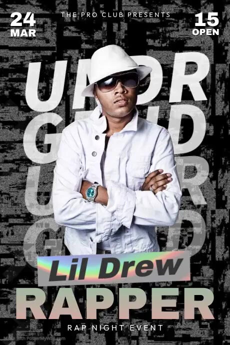 Rap Night Event Video | PosterMyWall