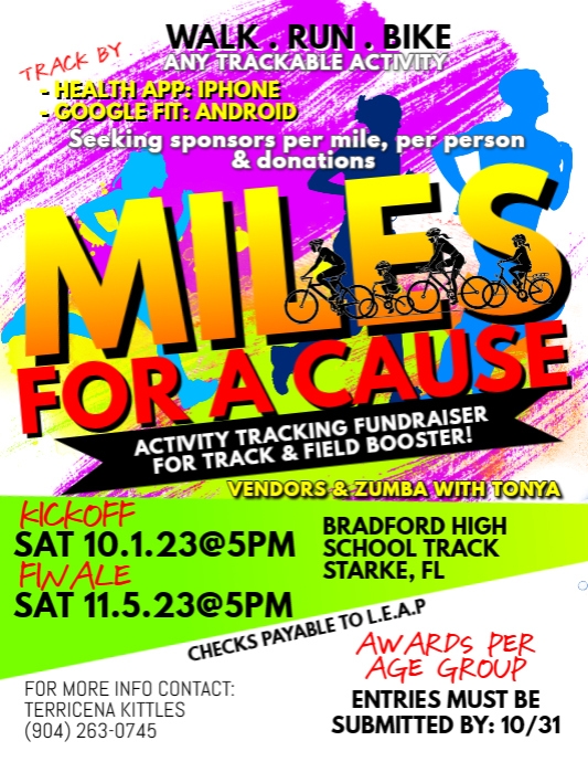 Copy of Miles for a Cause Flyer | PosterMyWall