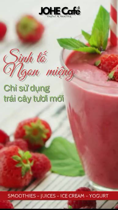 Smoothie Juice Video Ads 01 | PosterMyWall