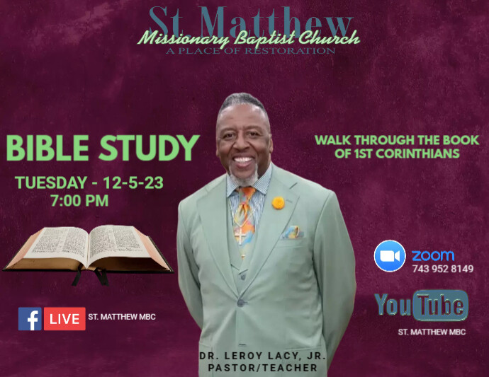 bible study,, dECEMBER 5 | PosterMyWall