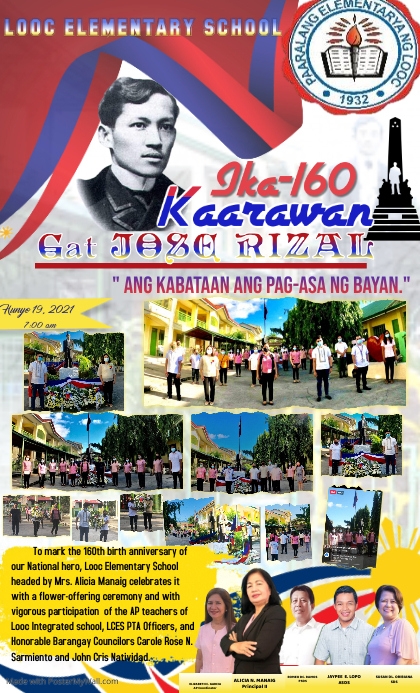 Rizal bday | PosterMyWall