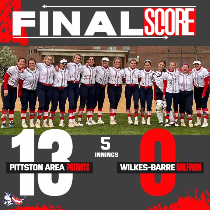 Final Score Softball 2023 WBA(1) | PosterMyWall
