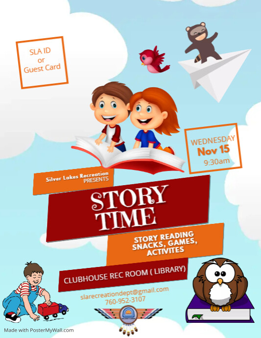 Story Time Nov 2023 | PosterMyWall