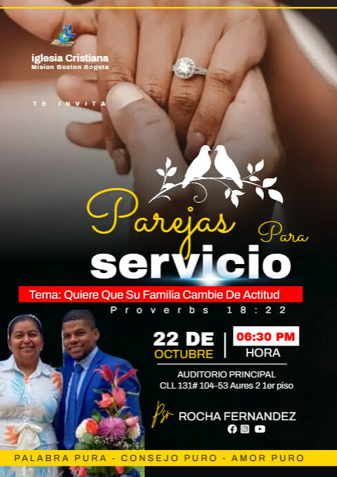 Marriage Seminar Flyer Template | PosterMyWall