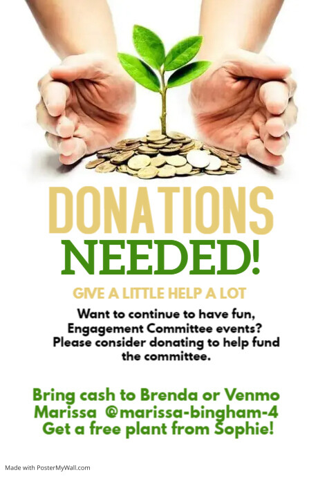 Copy of Donation Needed | PosterMyWall