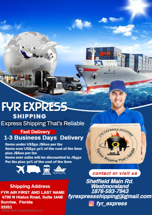 Logistic and transport cargo service flyers (2) | PosterMyWall