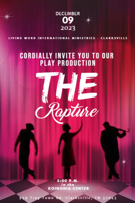 Theatre show flyer design template | PosterMyWall