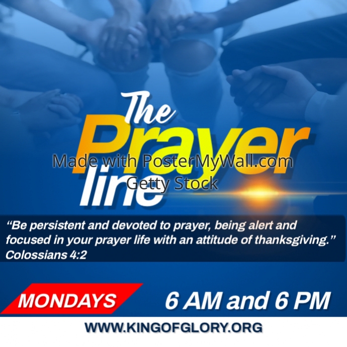 Copy of Prayer line flyer | PosterMyWall