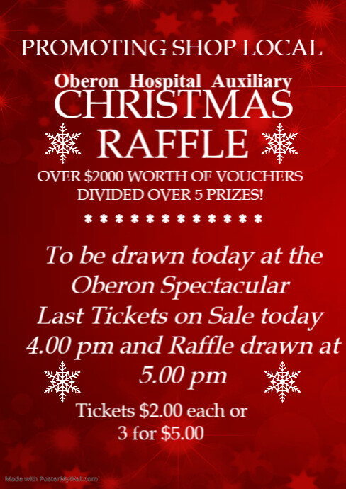 Christmas Raffle | PosterMyWall