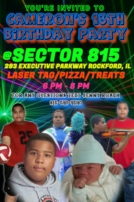 Copy of Laser Tag Flyer Template | PosterMyWall