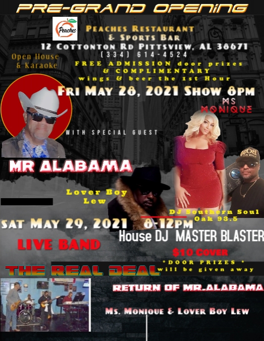 Copy of Mr Alabama 5-28 | PosterMyWall