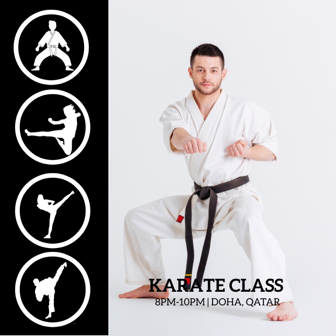 Karate 69 Templat | PosterMyWall