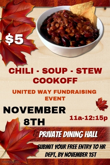 Copy of Chili Soup Event Template | PosterMyWall