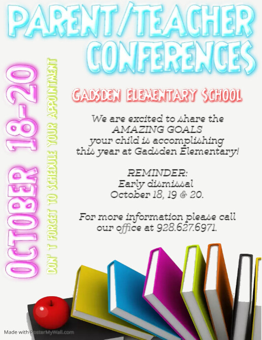 Parent/Teacher Conferences | PosterMyWall