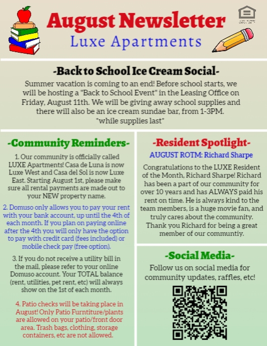 August Newsletter | PosterMyWall