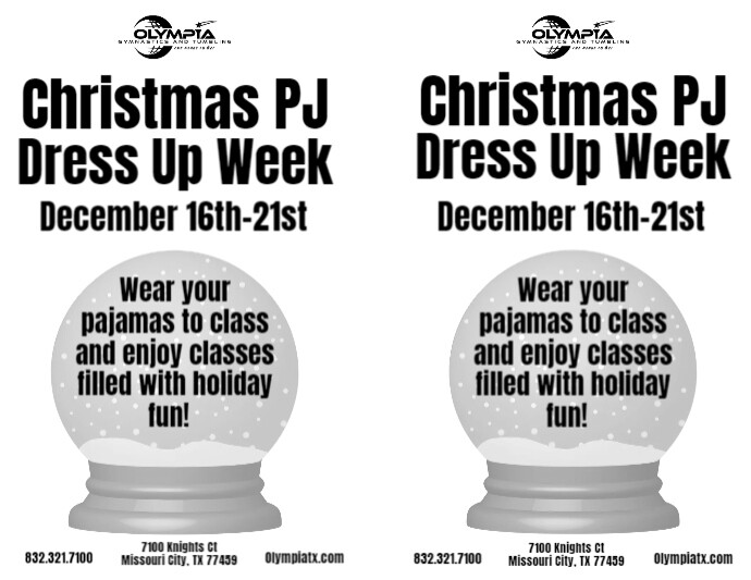 Christmas PJ Week | PosterMyWall
