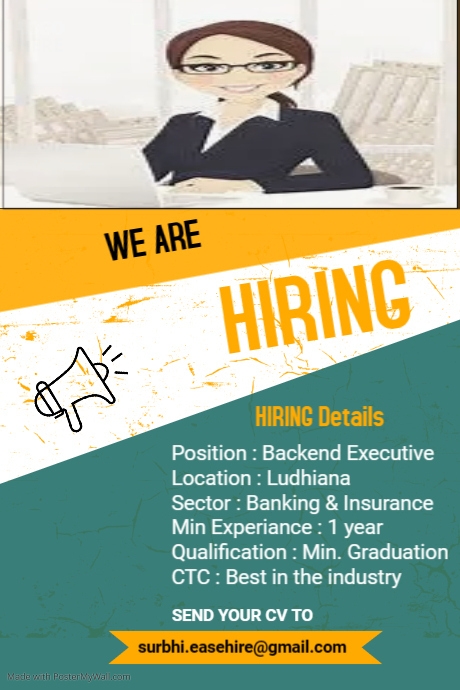 We Are Hiring Banner | PosterMyWall