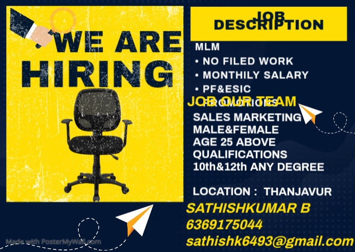 Copy of Hiring Postcard | PosterMyWall
