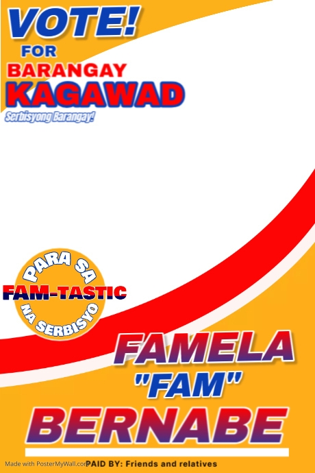 Barangay Kagawad Layout | PosterMyWall