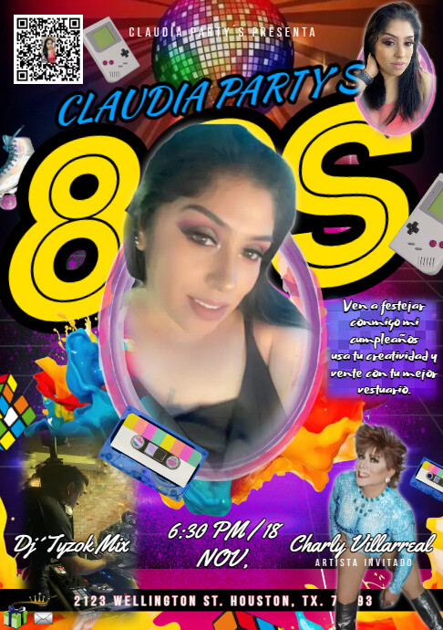 80s Flyer | PosterMyWall