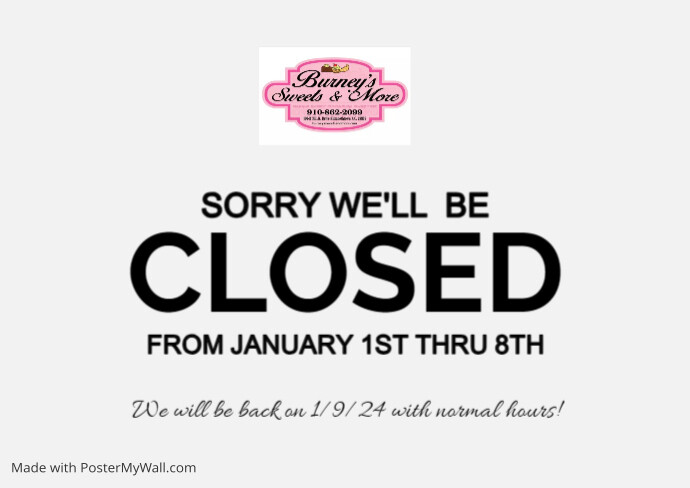 Copy of we're closed flyer | PosterMyWall