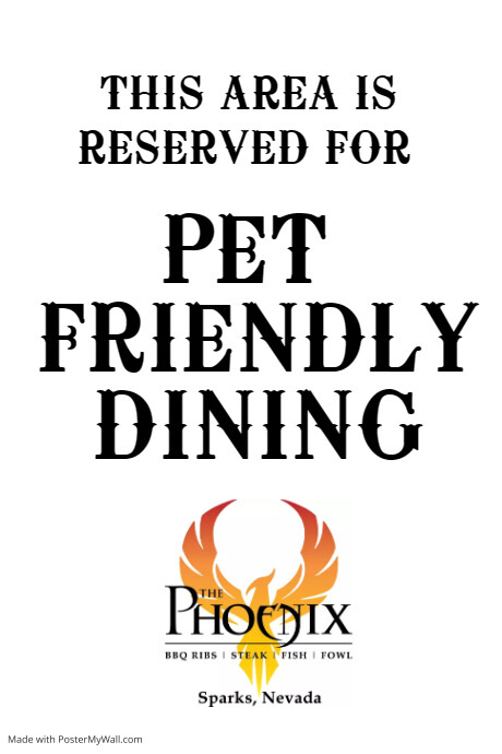 pet friendly dining | PosterMyWall