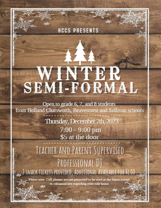HCCS Winter Formal (1) | PosterMyWall